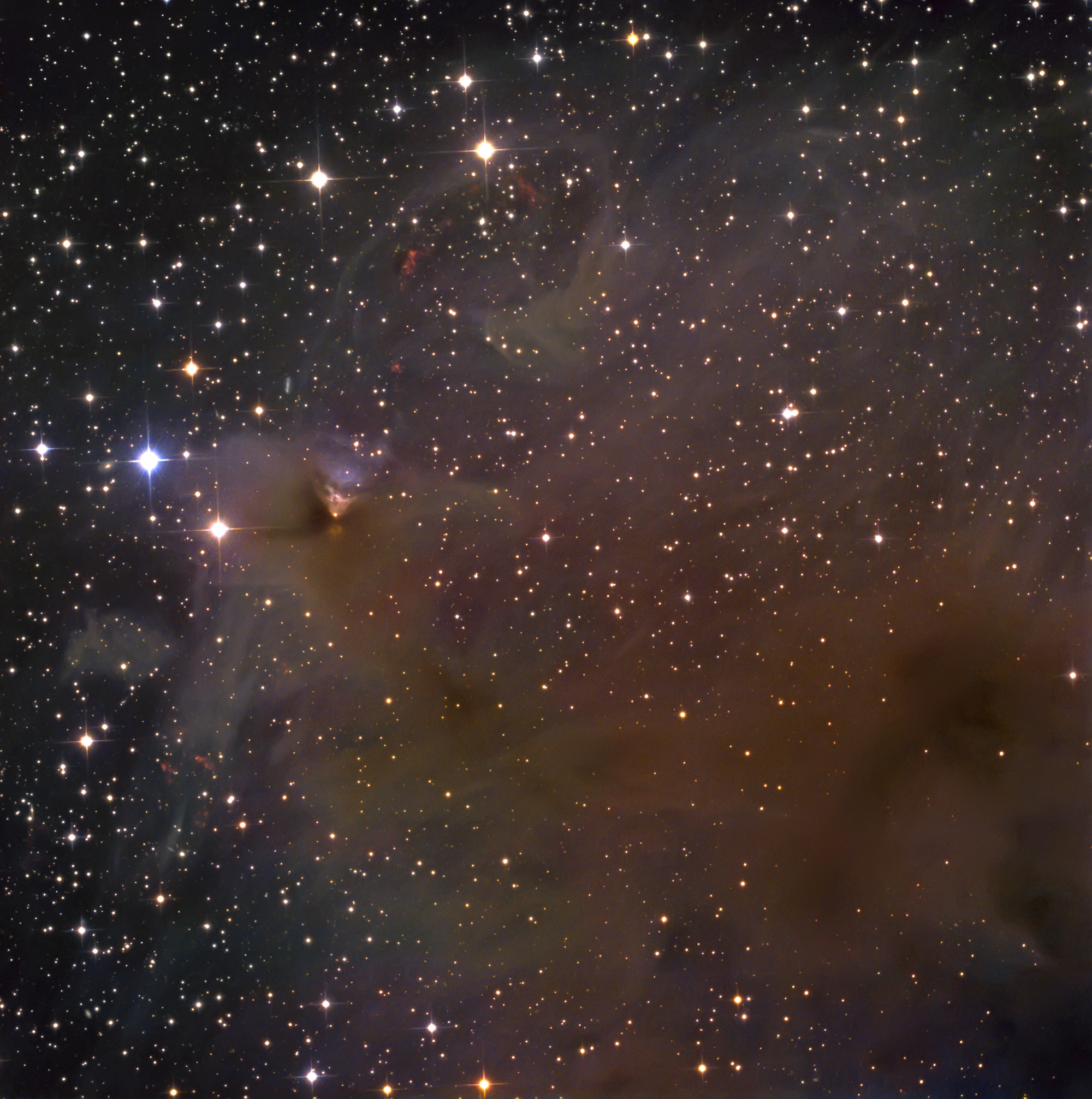 LBN 468 and PV Cephei (Gyulbudaghian´s Nebula) in Cepheus